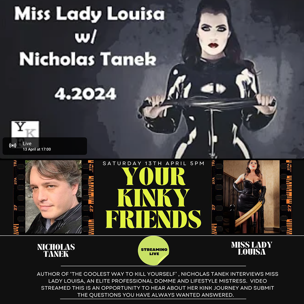 Miss Lady Louisa interview - live streaming 13th April - Miss Lady Louisa